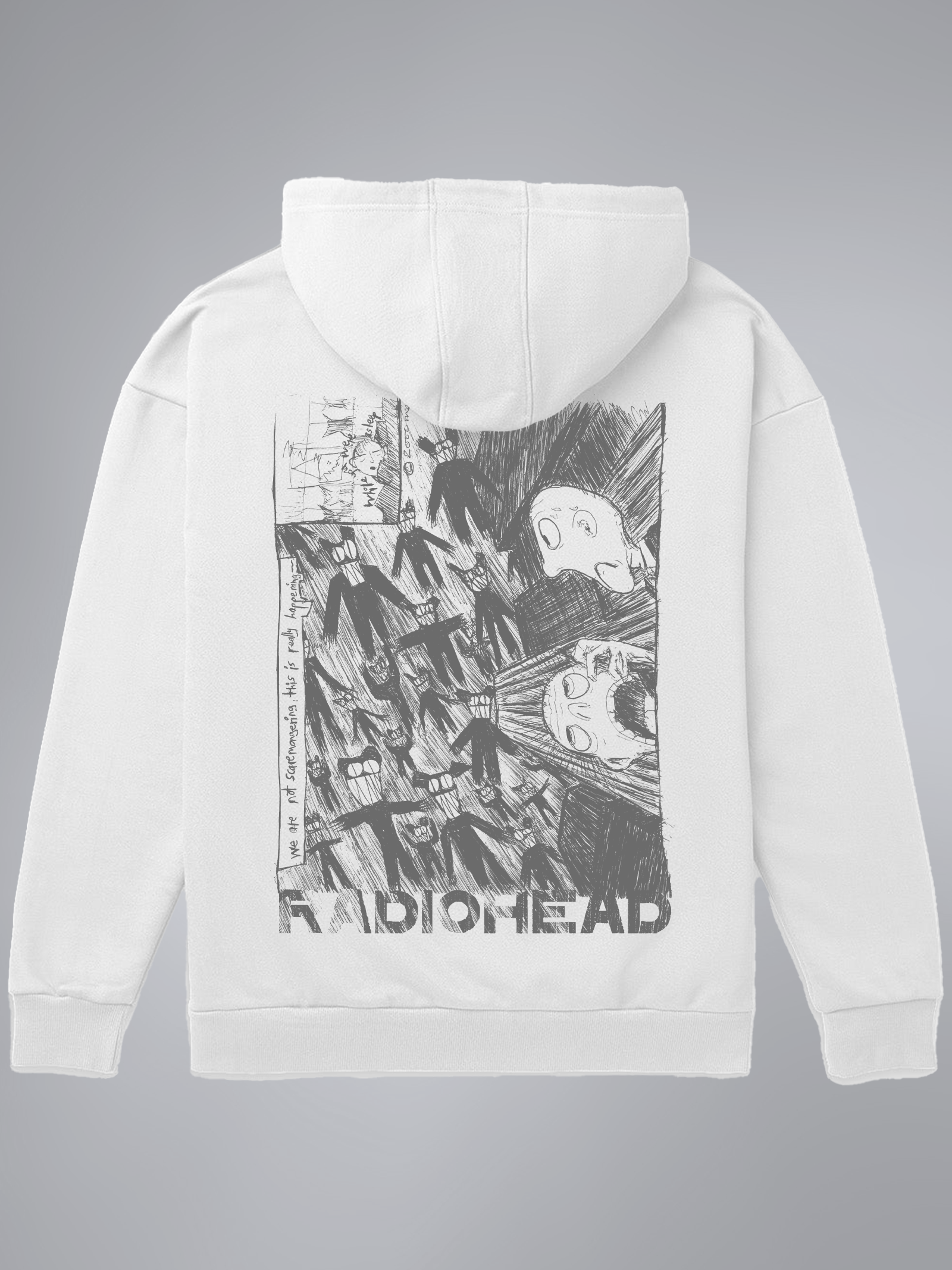 Radiohead Anomaly Oversized Hoodie – MOQONO