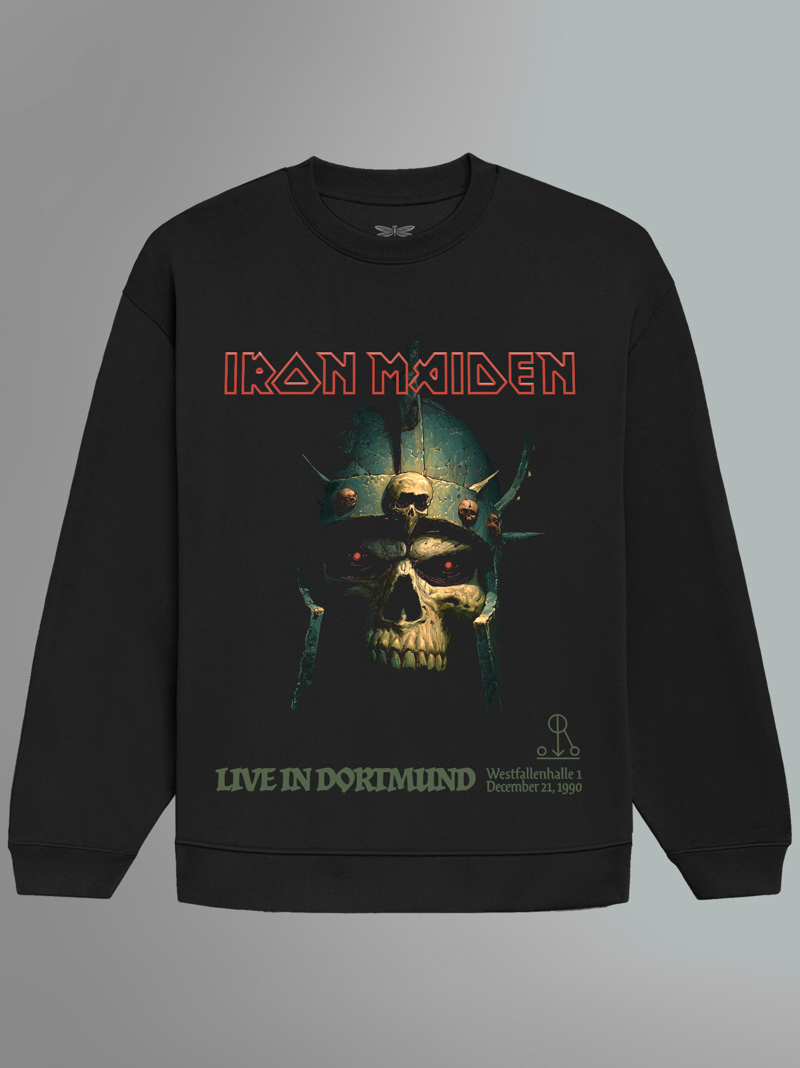 Iron Maiden Skullreign Oversized Sweatshirt – MOQONO
